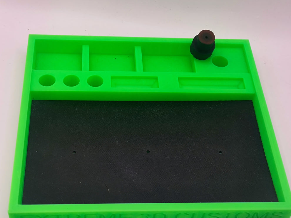 Ho Scale Slot Car Race Tray Green – Extreme 3D Customs