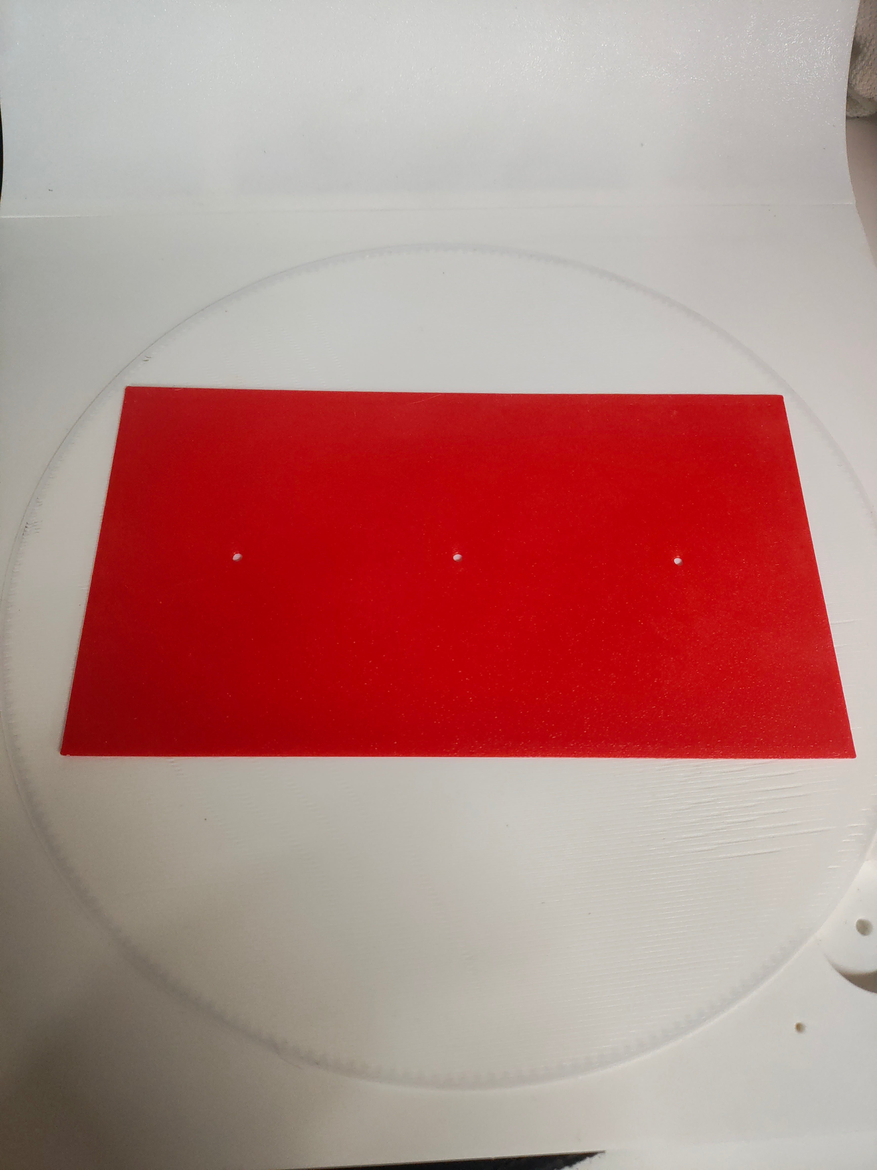 Red rubber Matt Race Tray Insert (Matt only) – Extreme 3D Customs