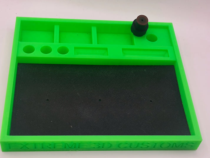 Ho Scale Slot Car Race Tray Green – Extreme 3D Customs