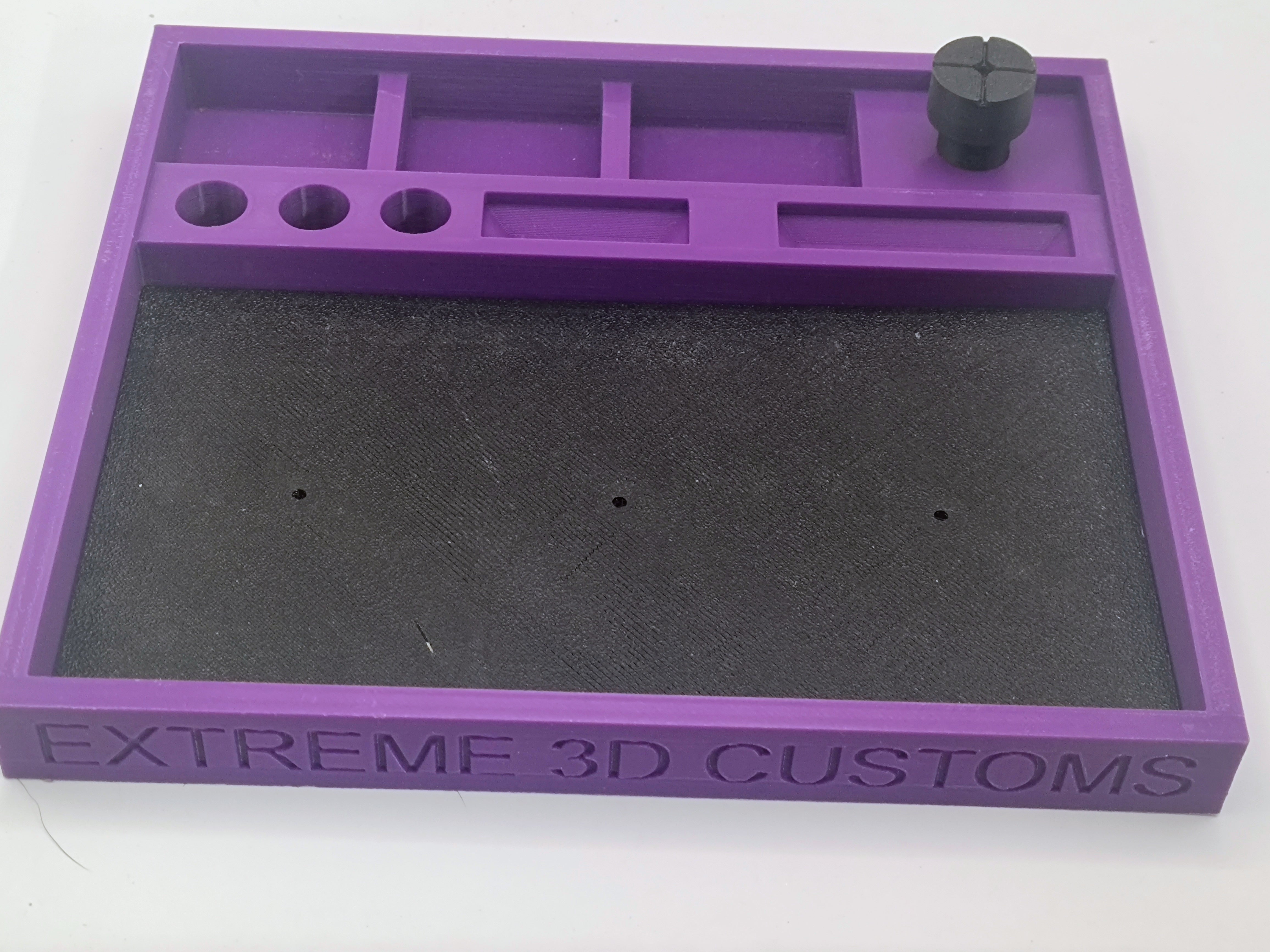 Ho Scale Slot Car Race tray (Purple with mat) – Extreme 3D Customs